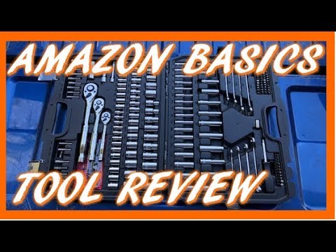 Amazon Basics Mechanic Tool Set Review - YouTube