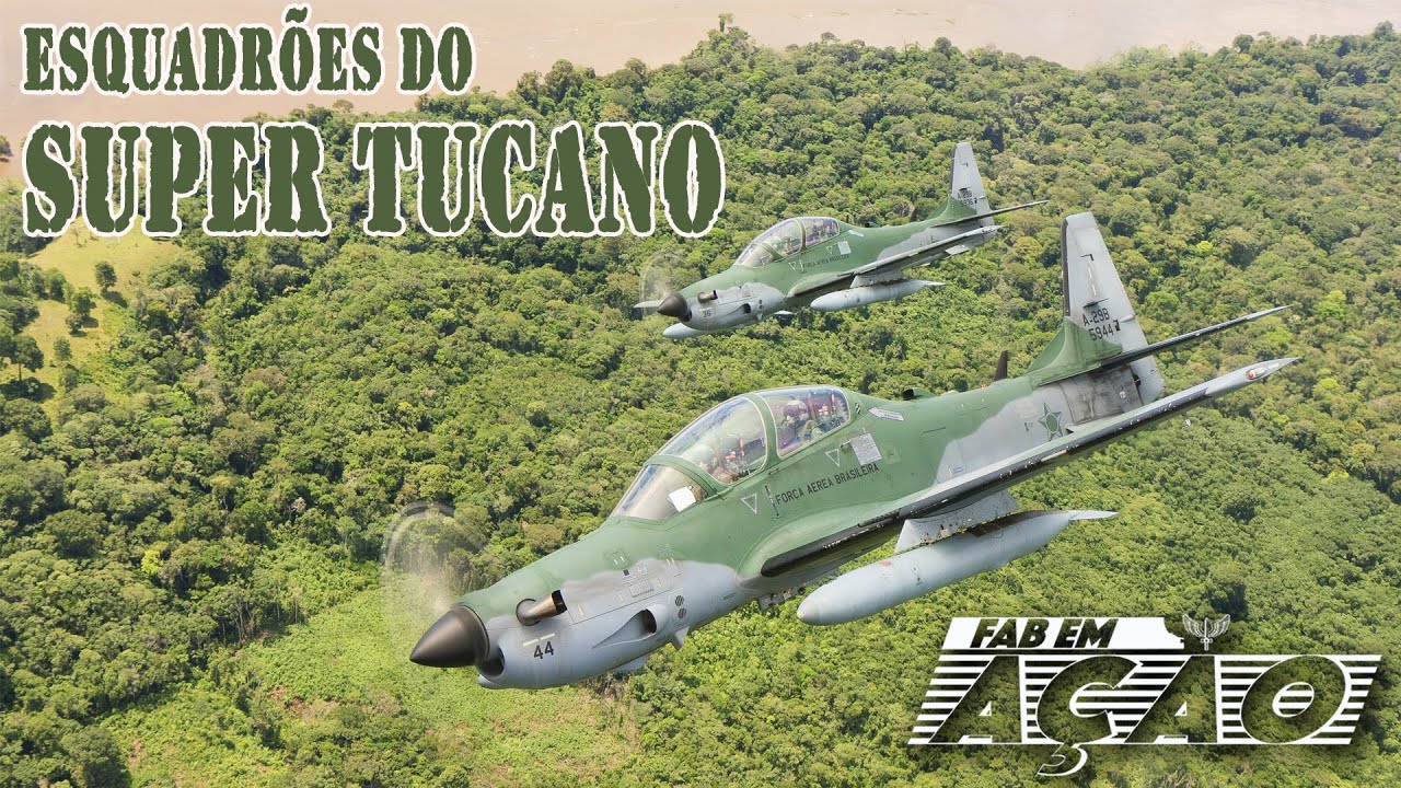 FAB em Ação - Esquadrões de A-29 Super Tucano - YouTube