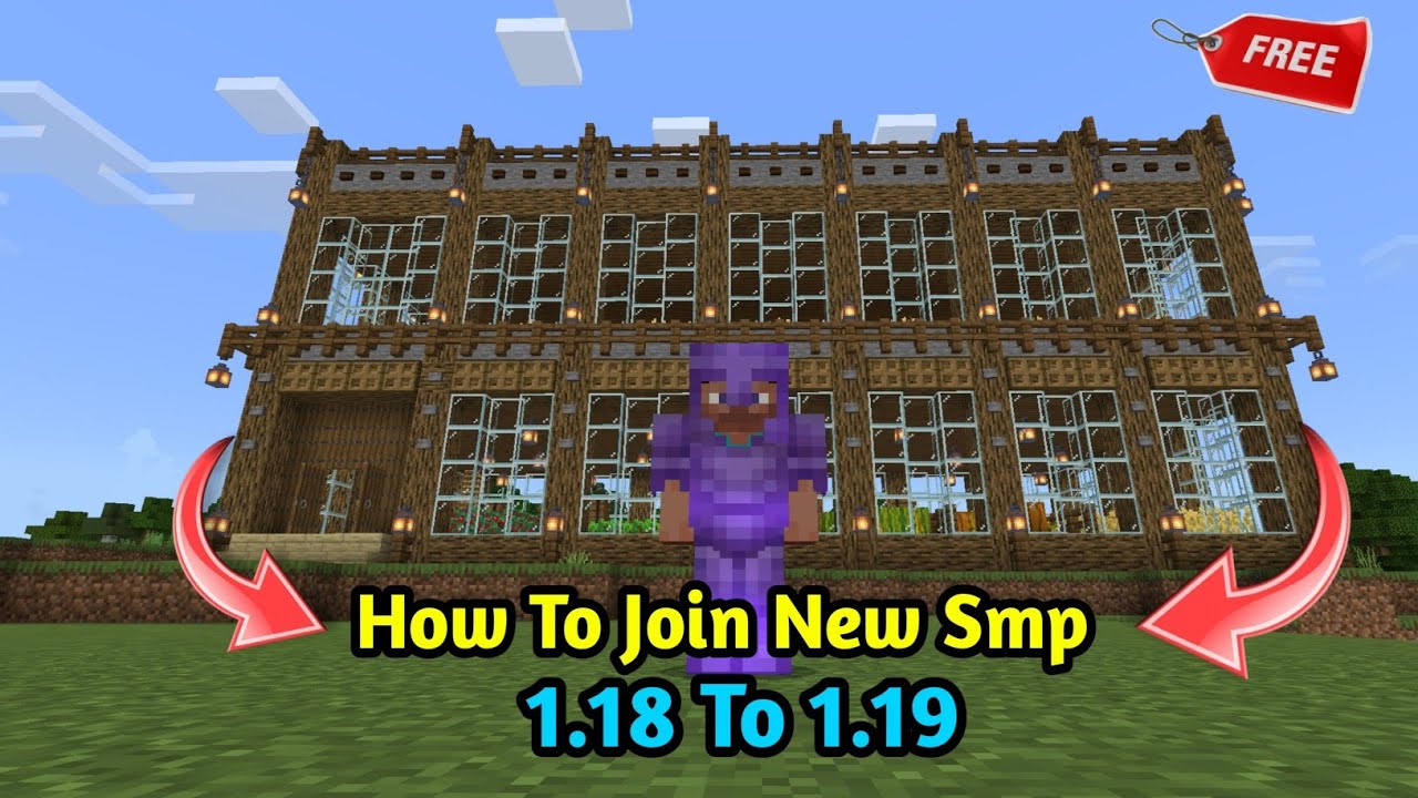 How to join Public Smp 👀 new SMP || free to join🔥 || In 1.18 To 1.19 On ...