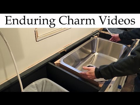 How To Install An Undermount Sink In A Plywood Countertop