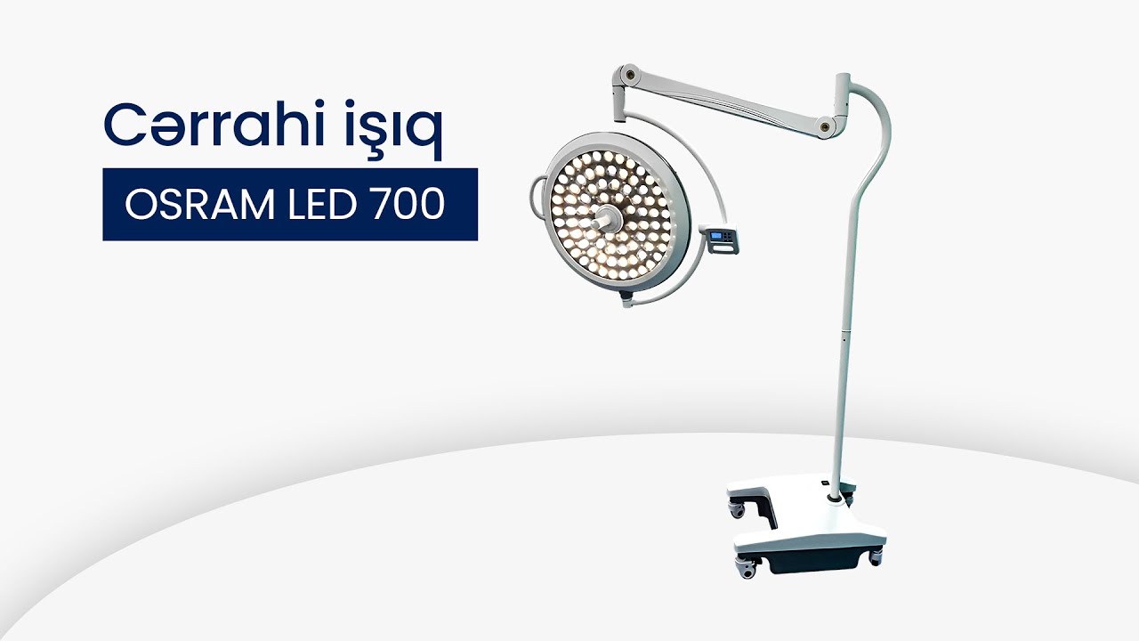Cərrahi İşıq - OSRAM LED 700, Mobil | inex-medical.az - YouTube
