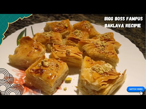 Bigg Boss Famous Baklava Recipe | Turkish Sweet Made Indian Style 😍 ...