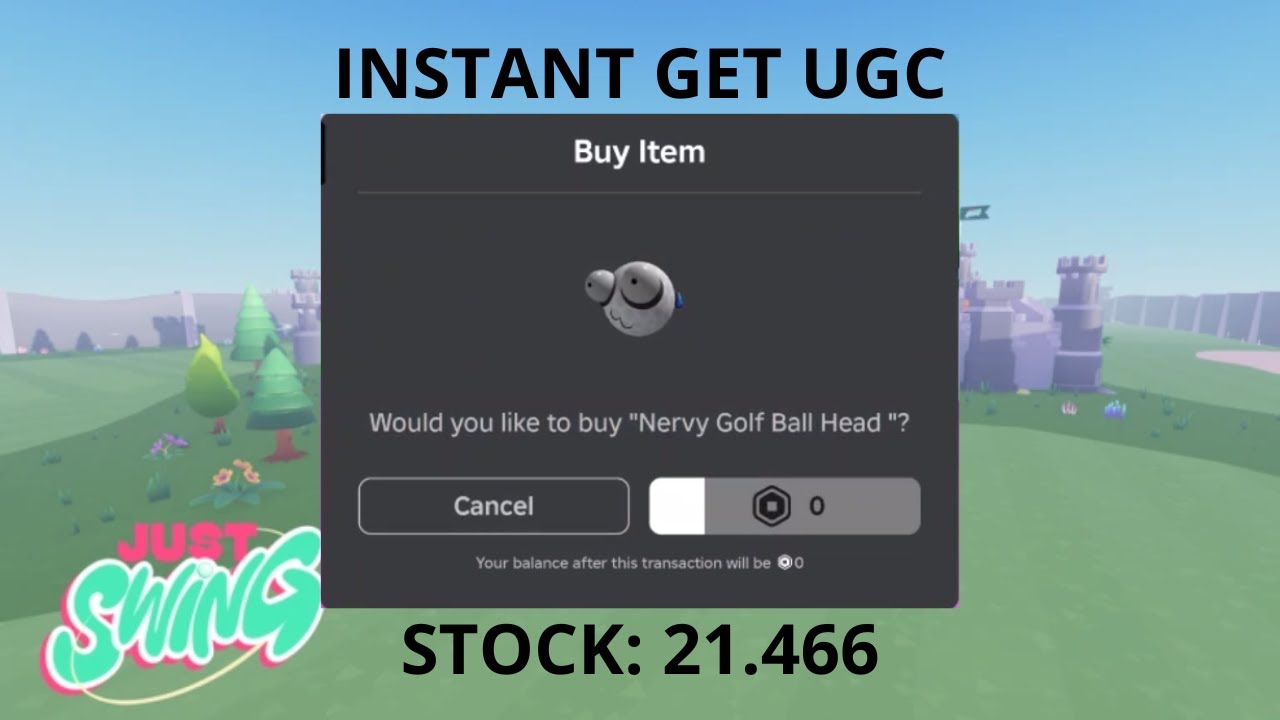 [UGC LIMITED] - JUST SWING R&A GOLF SCRIPT - INSTANT GET UGC - YouTube
