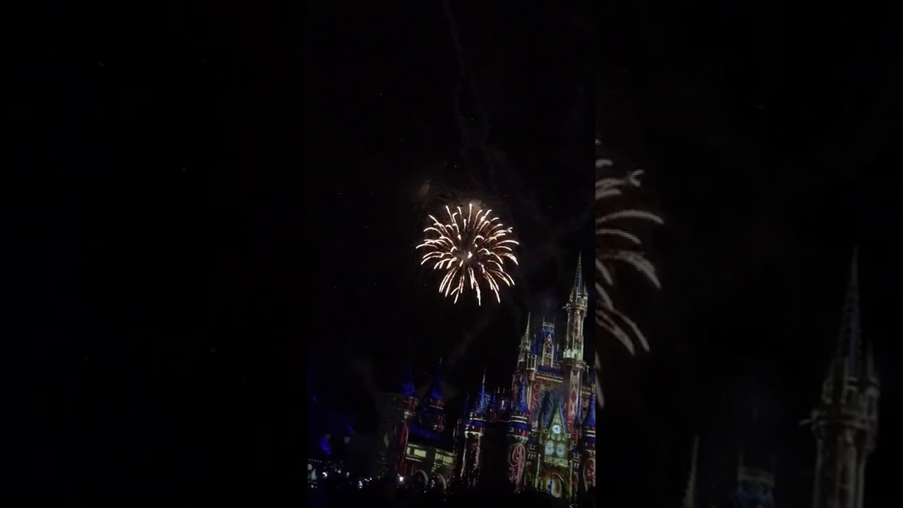 Fire works in Disney world - YouTube