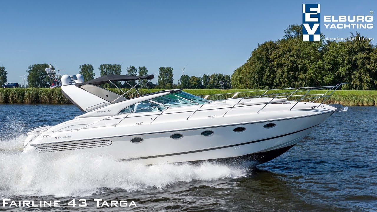 Fairline 43 Targa - YouTube