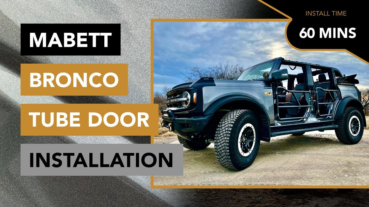 How to Assemble and Install the 4-Door Tube Doors by Mabett - 2021 ...