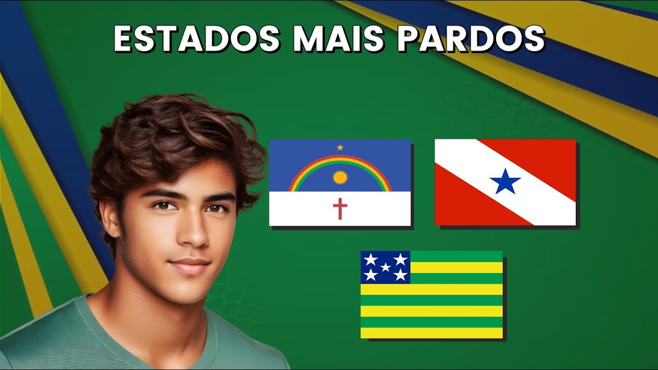 ESTADOS MAIS PARDOS DO BRASIL [Censo IBGE] - YouTube