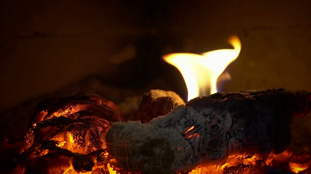 Burning wood with sound effect | Copyright free stock footage - YouTube
