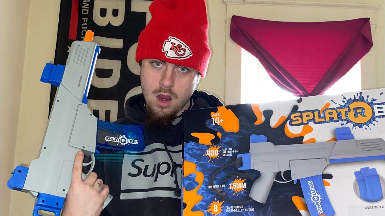 Unboxing my first Splat R Ball Gun - YouTube