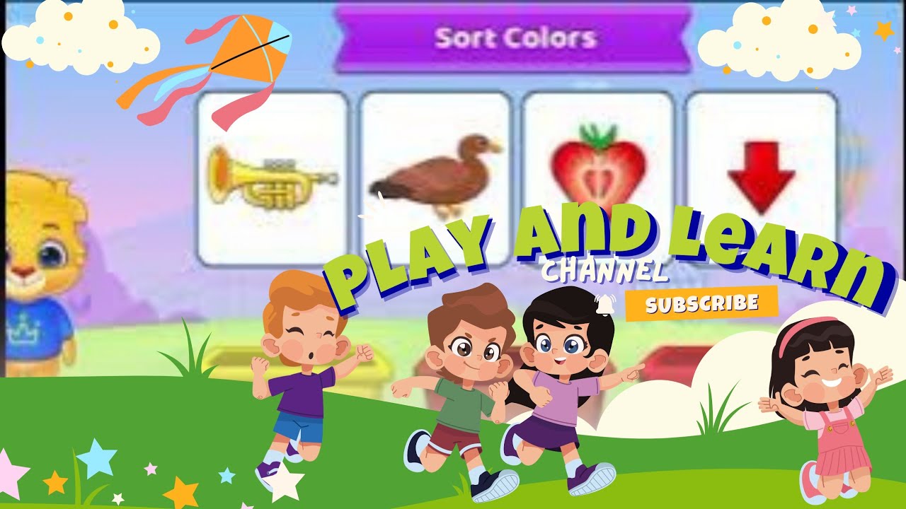 Play and learn seri 2: Solve The Puzzle, Match A Picture, Sort Colours ...