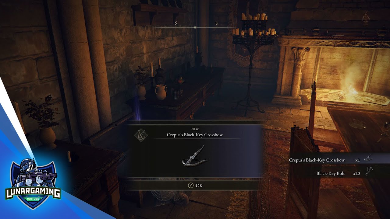 How To Get Crepus's Black Key Crossbow, Darkness & Assassins Approach ...