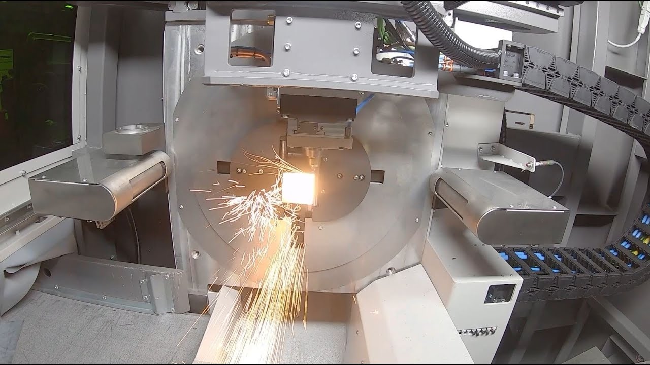 Tube Cutting With Bystronic - YouTube