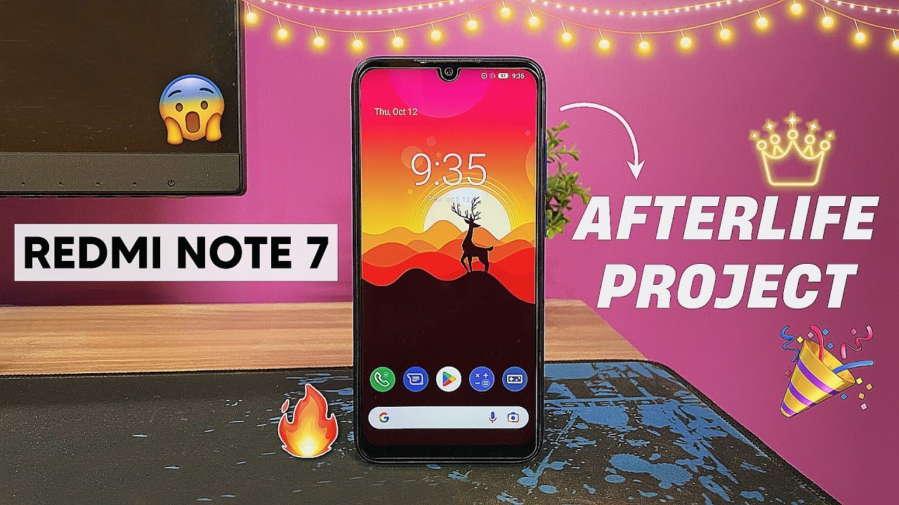 ⚡Redmi Note 7 - Afterlife Project 2.0 Rom - Android 13 - New UI - YouTube