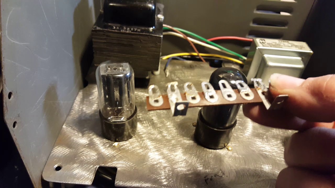 Fender Princeton 5F2A build. / Eico Battery Eliminator Box. Part 1 ...