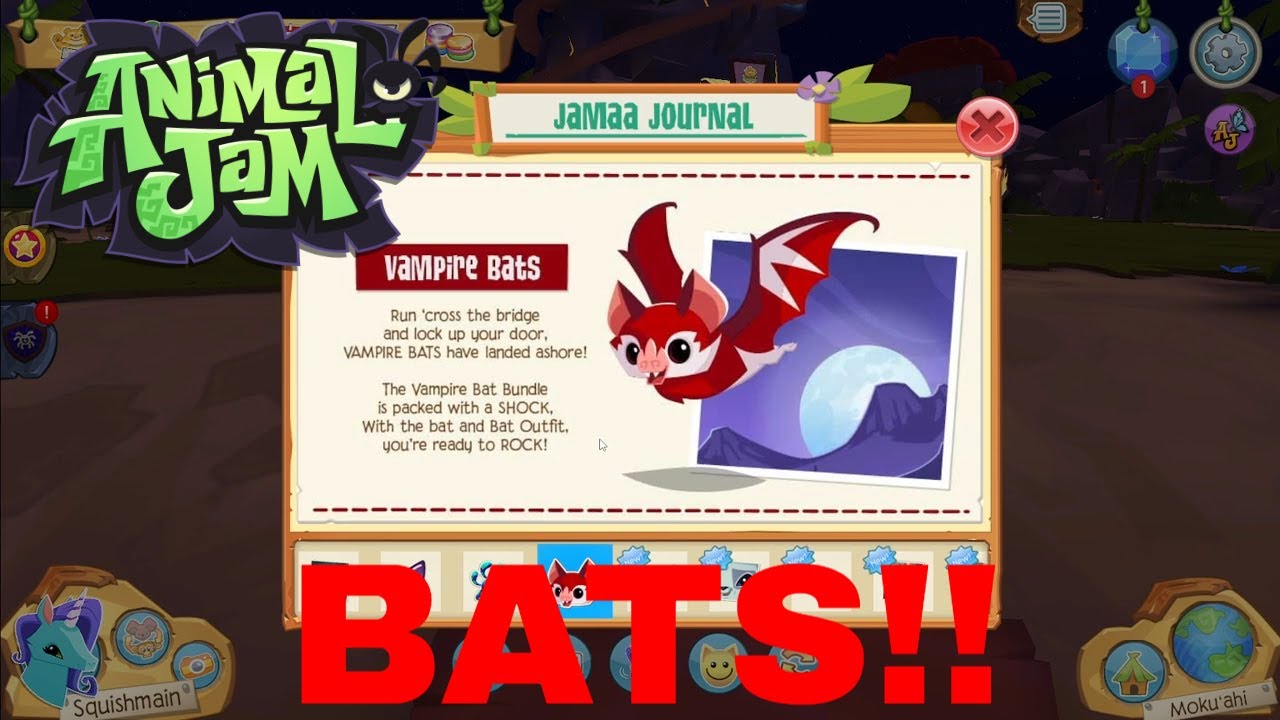 Animal Jam Play Wild Night Of The Phantoms Vampire Bats Are Here ...