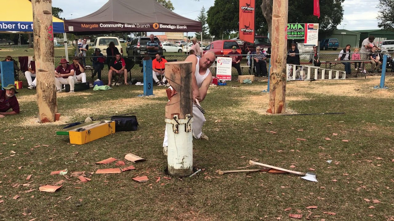 300mm QLD Standing Block Hard Hitting Championship Final B Winkle ...