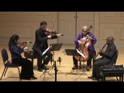Musicians from Marlboro perform Penderecki Quartet for Clarinet and String Trio - YouTube