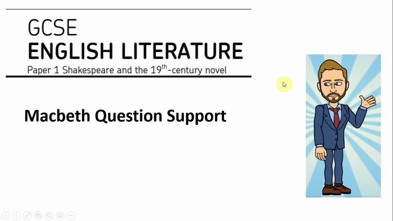Lady Macbeth and Power - 1 - Introduction, the mark scheme and the ...