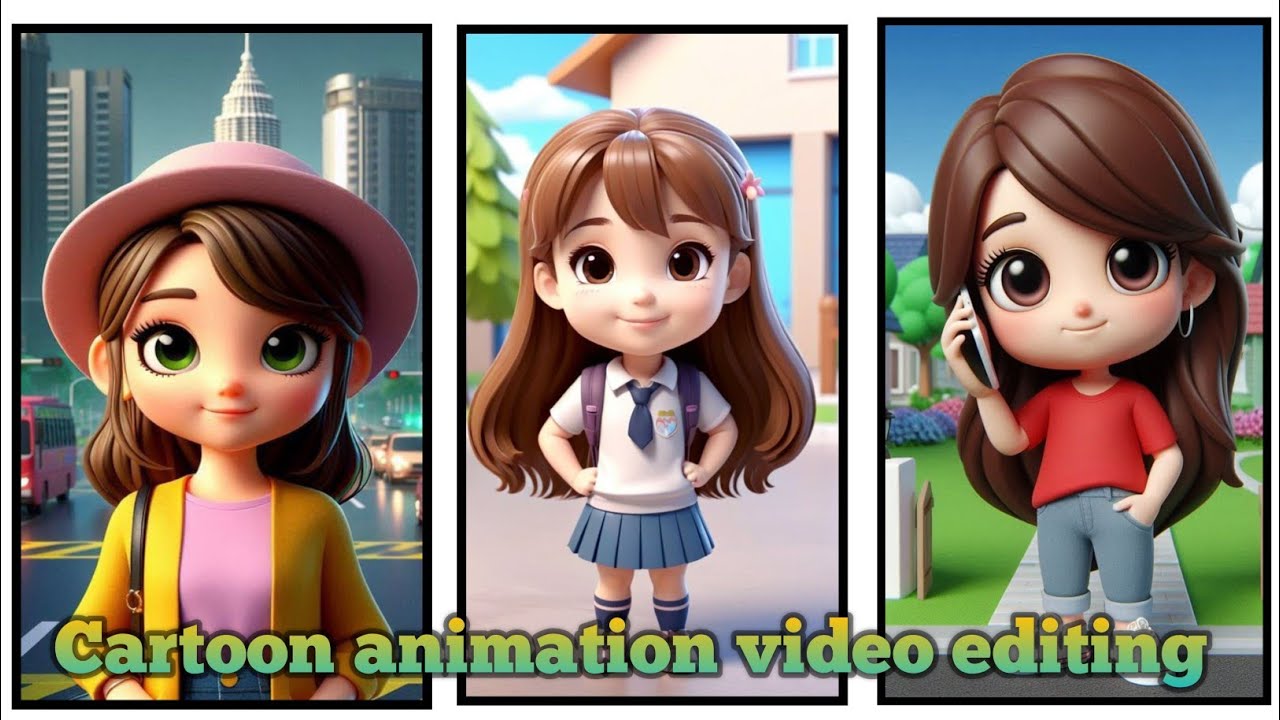 How to do cartoon animation video editing || cartoon animation video ...