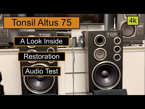Tonsil Altus 75 - A Look Inside/Restoration/Audio Test - YouTube