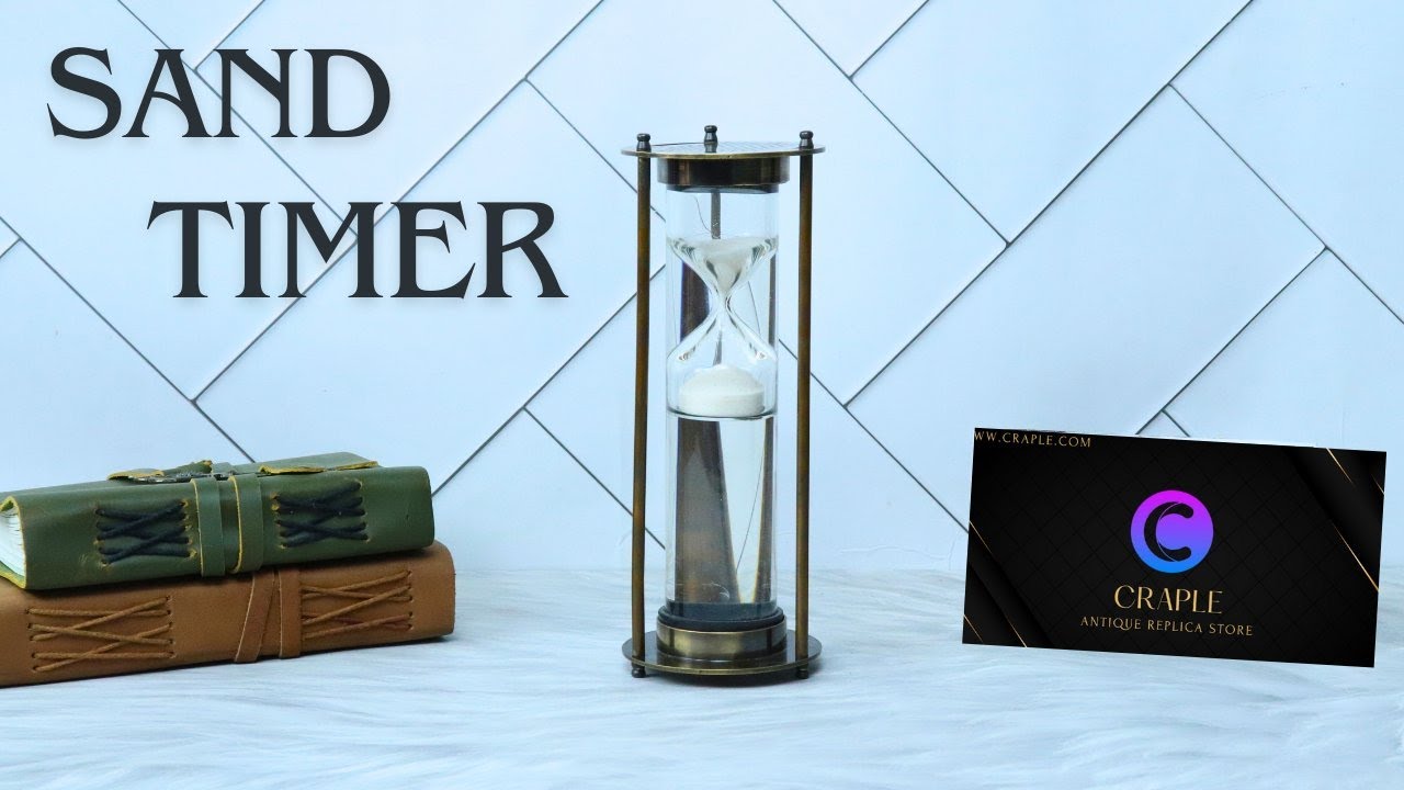 Engraved Personalized Brass Liquid Hourglass 🎁 - YouTube