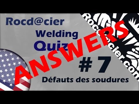 [ANSWERS] Welding Test Quiz # 7 - Welding imperfections - YouTube