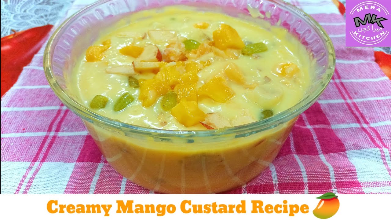 Mango Custard-High Calcium,Good Bone Health - YouTube