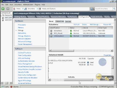 07 Create and Configure VMFS Datastores - vSphere 5 - YouTube