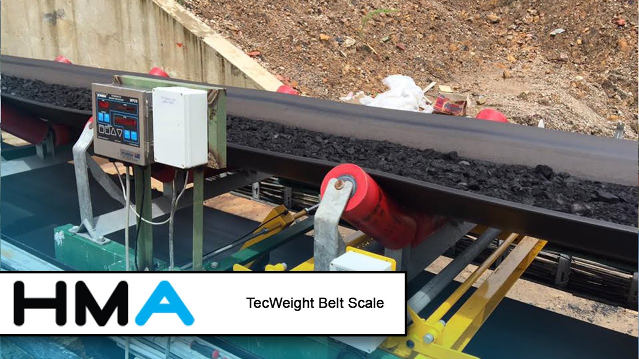 Tecweigh Belt Scale | HMA - YouTube