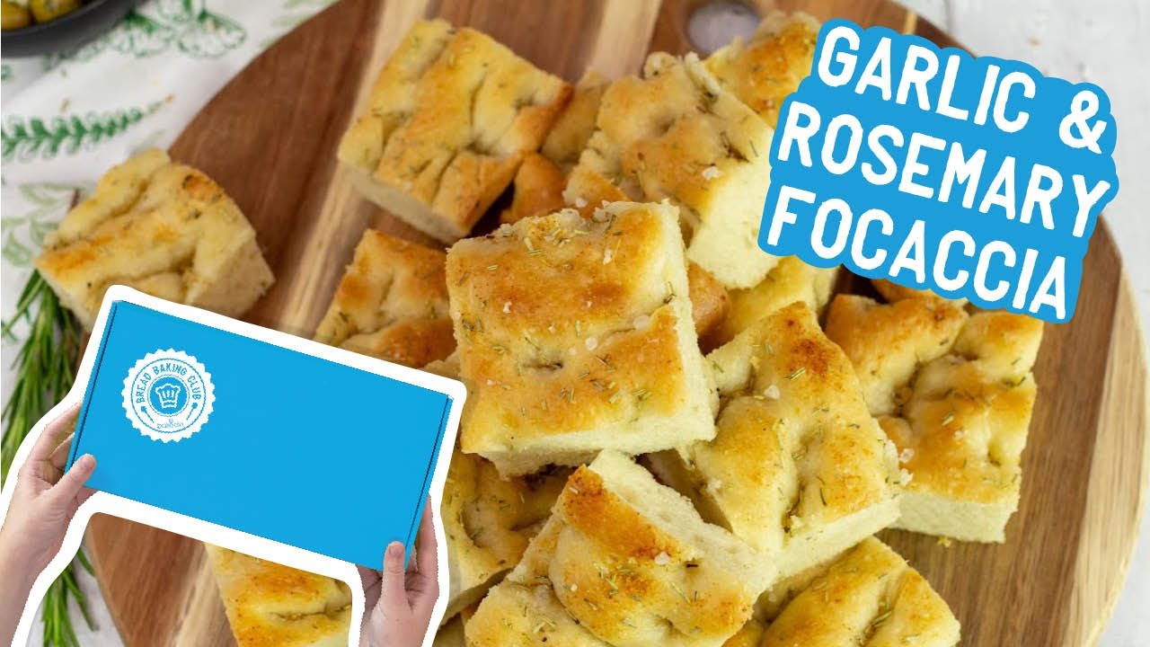 Garlic & Rosemary Focaccia - Bakedin's November 2020 Bread Baking Club ...