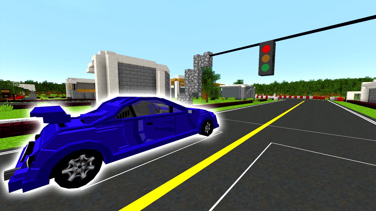 Minecar Racing Autorennen - Minecraft Map - YouTube
