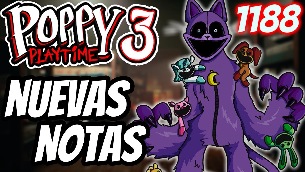 Poppy Playtime Chapter 3 Nuevo Experimento 1188 "Joytoy" y sus Amigos ...