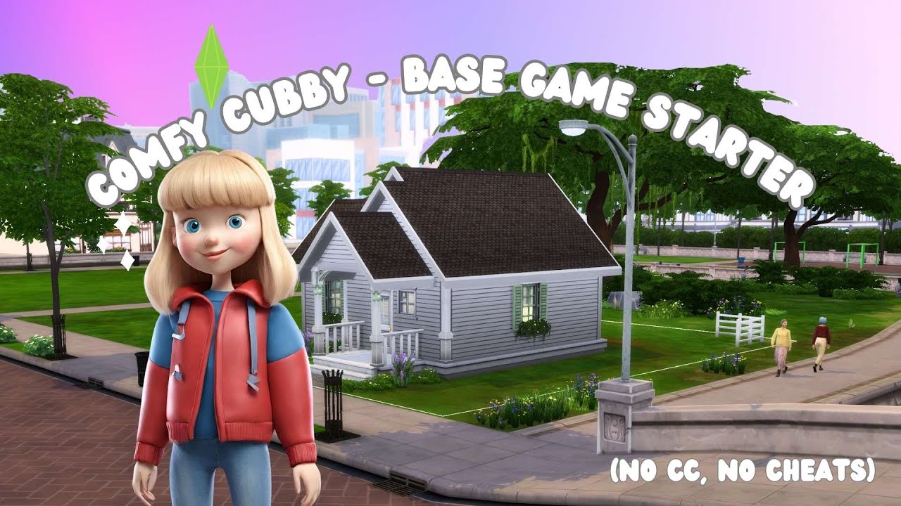 Comfy Cubby Starter - (Base Game, No CC, No Cheats) - YouTube