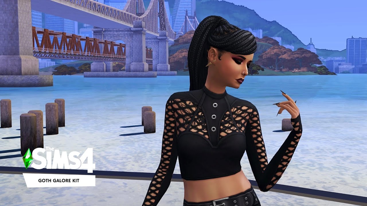 Creation and Makeover Sims • Goth Galore Kit • The Sims 4 • No CC ...