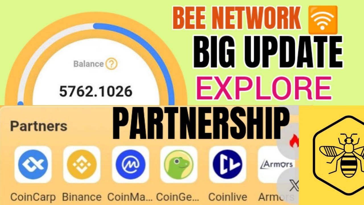 Bee Network 🛜 new update today explore and partnership 2025 token ...