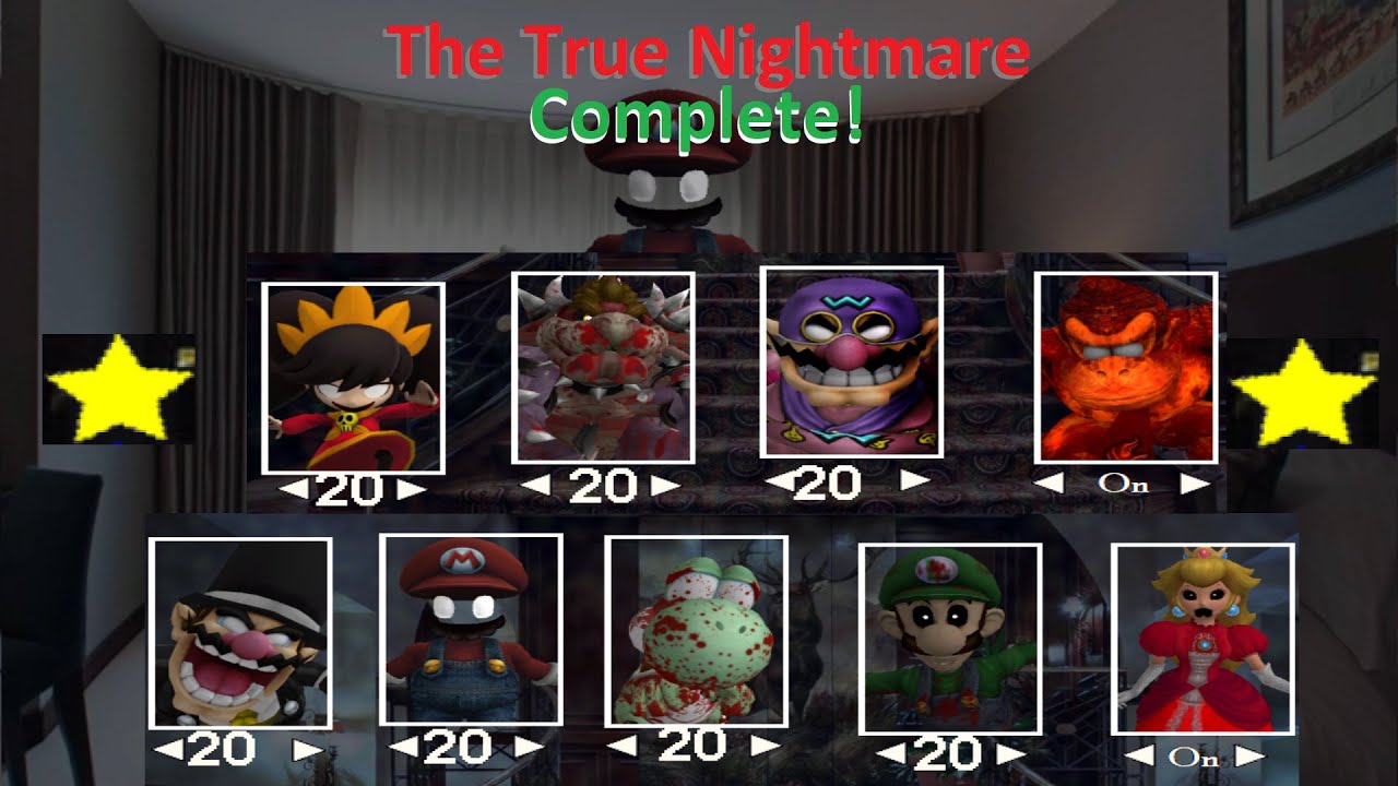 Five Nights at Wario's: Wario's Hotel - I beat The True Nightmare ...
