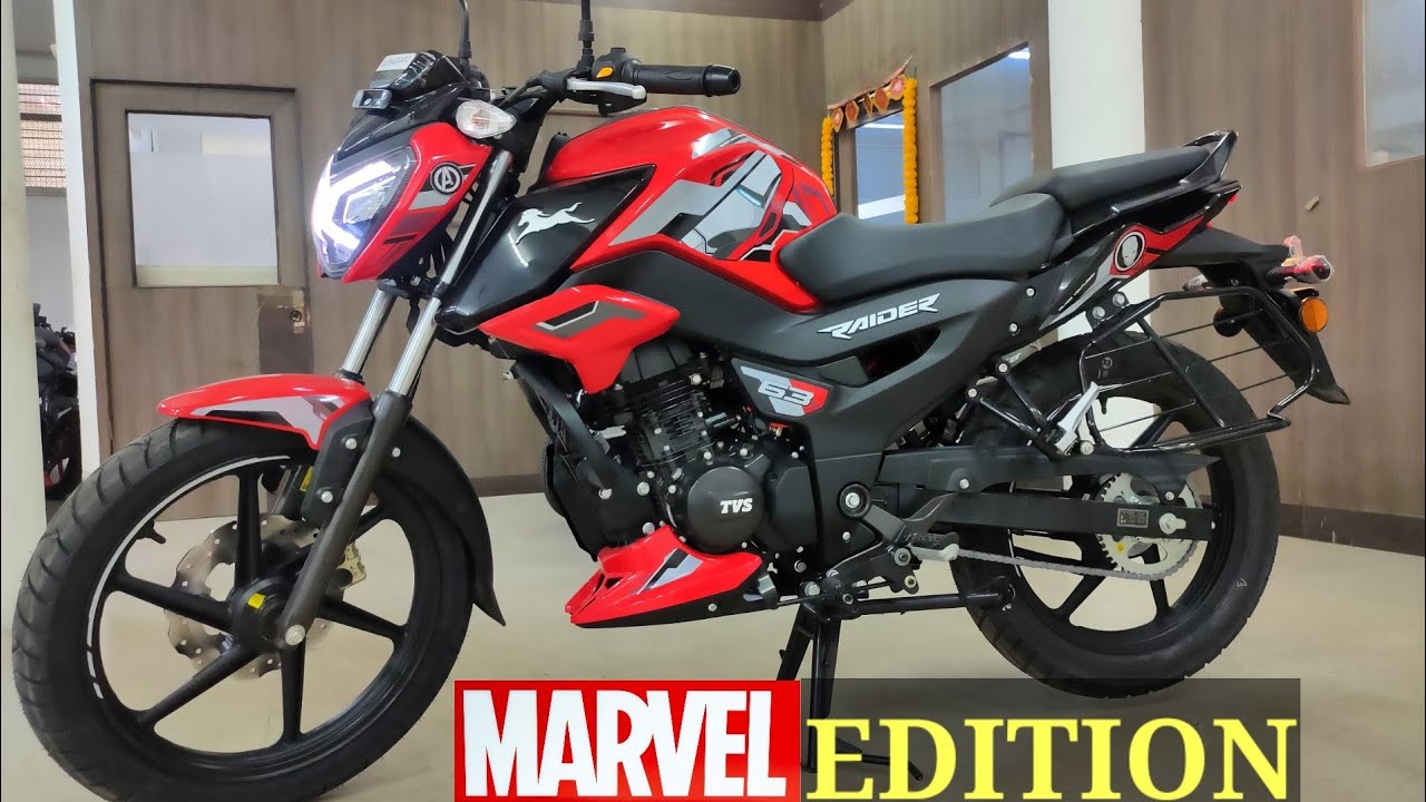 New Tvs Raider 125 Iron Man Edition Model 🤖 Detail Review | Tvs Raider ...