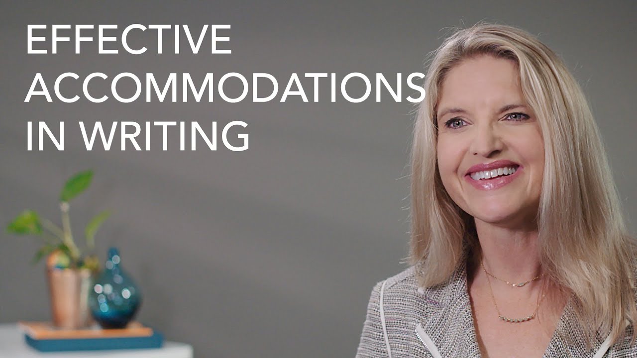 How to Create Effective Accommodations in Writing - YouTube