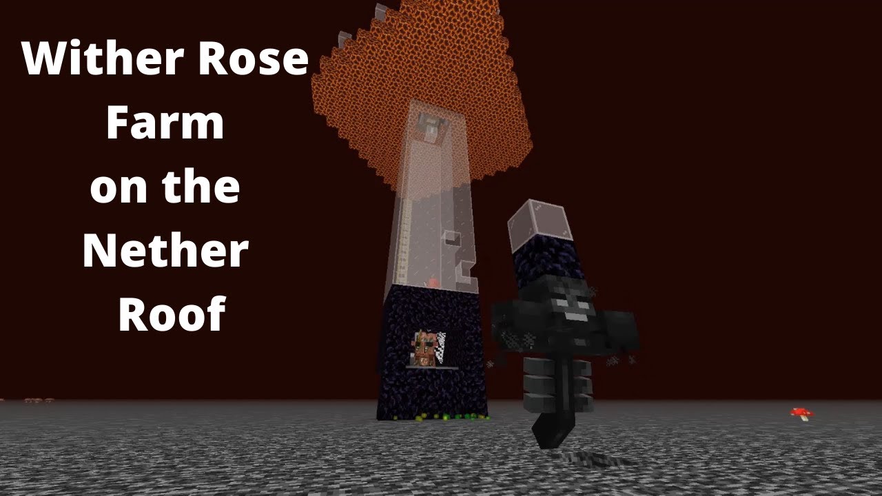 Wither Rose Farm on the Nether Roof - YouTube