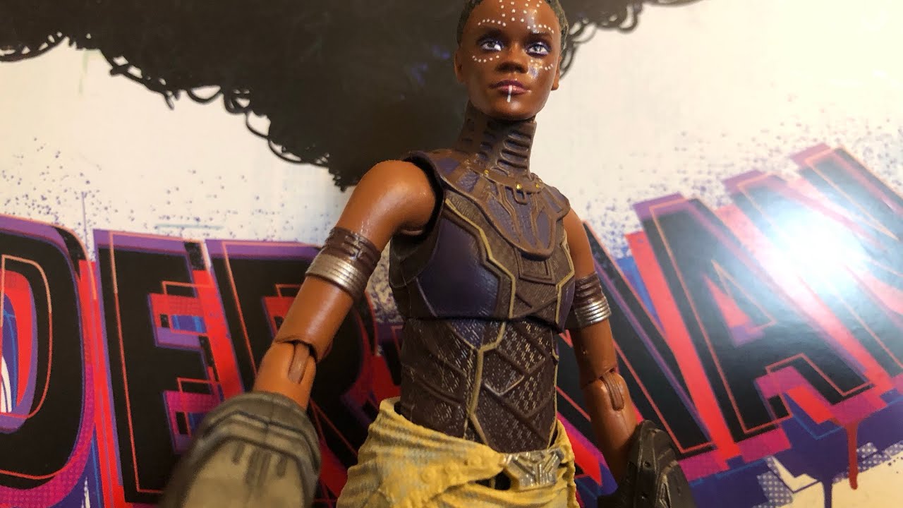 Marvel legends Shuri black panther legacy line action figure review ...