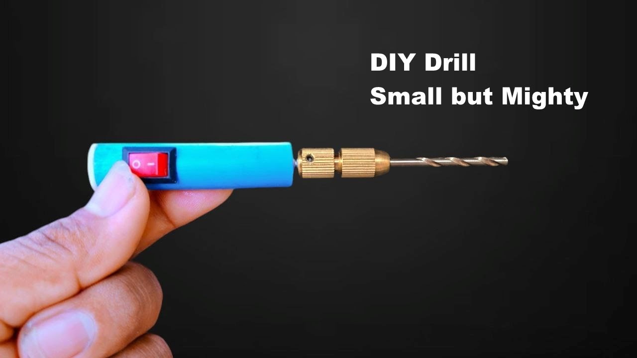 Build Your Own Mini Drill Machine at Home: Full Step-by-Step Video ...