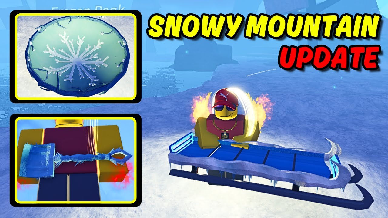 Snowy Mountain Update. How to Get Frostbite Pan in Prospecting Roblox ...