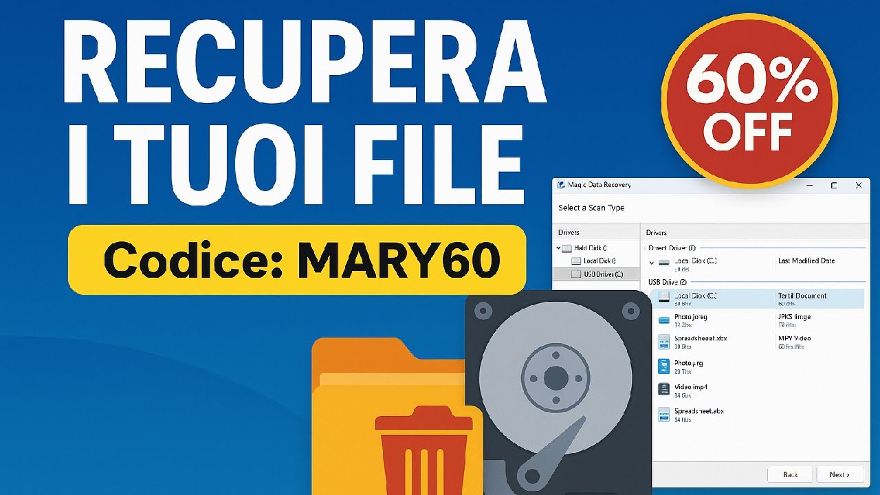 RECUPERARE I FILE PERSI CON MAGIC DATA RECOVERY! - YouTube