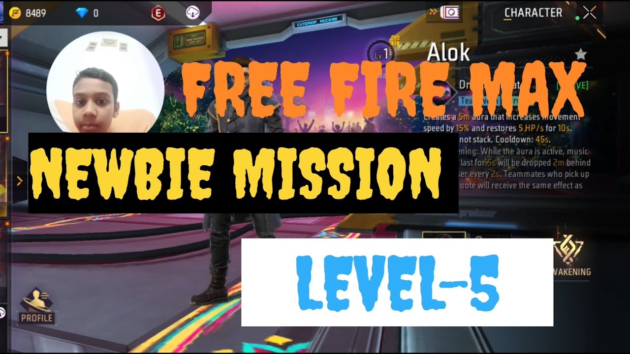 Free Fire Max | Level-05: Newbie Mission | EP-01: Unlocking BR & CS ...