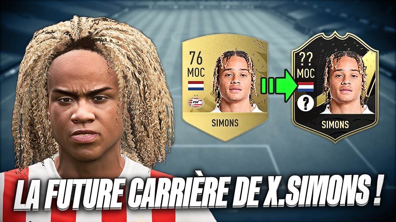 Je joue la FUTURE CARRIÈRE de XAVI SIMONS sur FIFA 23 ! - YouTube