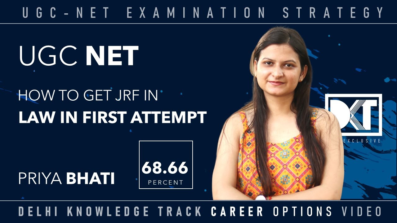 UGC NET Exam | Strategy To Get JRF in Law In First Attempt | By Priya ...