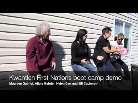 Kwantlen First Nation boot camp - YouTube