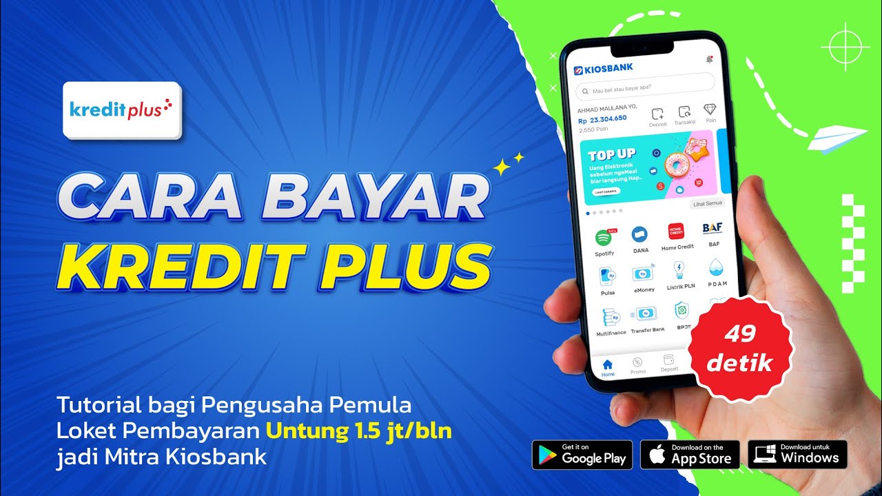 Bayar Kredit Plus Angsuran Motor dan Mobil di Kiosbank - YouTube