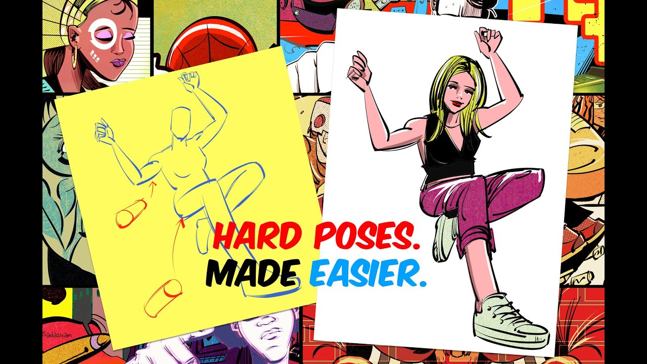 Secrets to Drawing Foreshortened and Front View Poses Using References ...