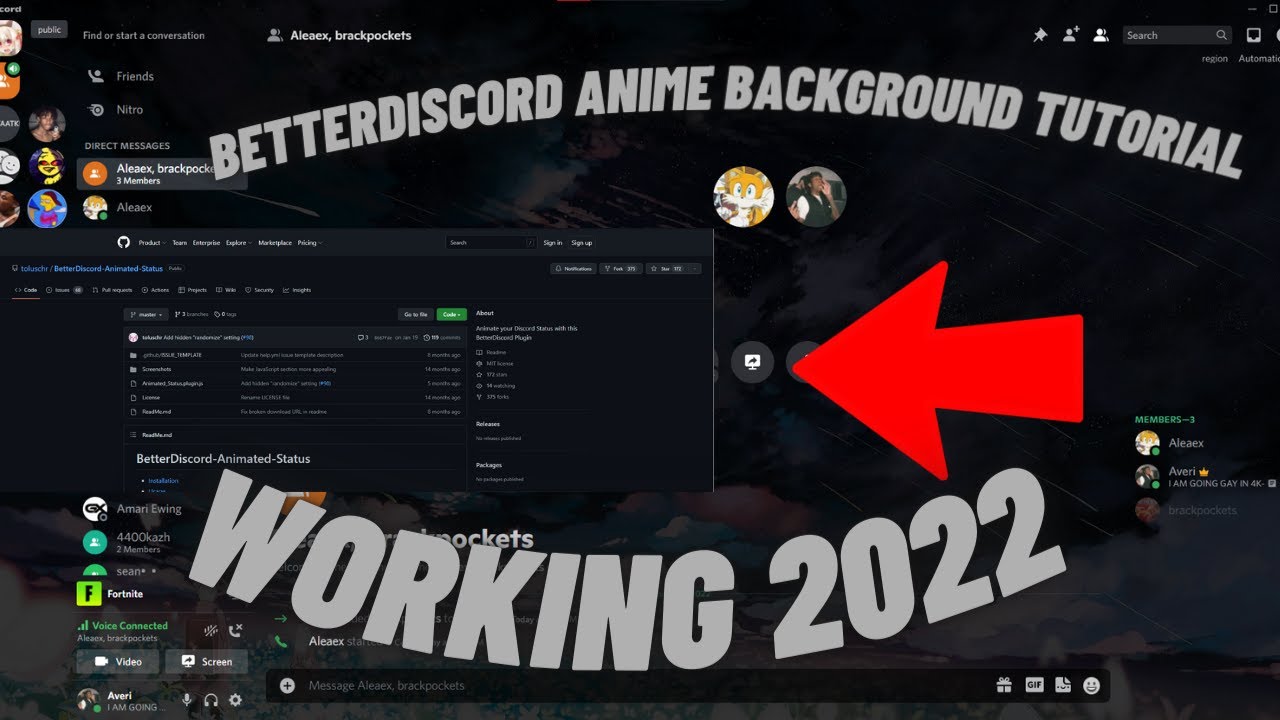 HOW TO GET A ANIME BACKGROUND WITH BETTERDISCORD IN 2022! - YouTube